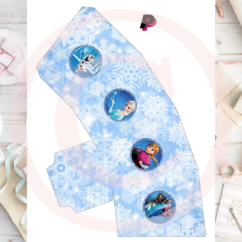 Elsa Popcorn Box - Etsy