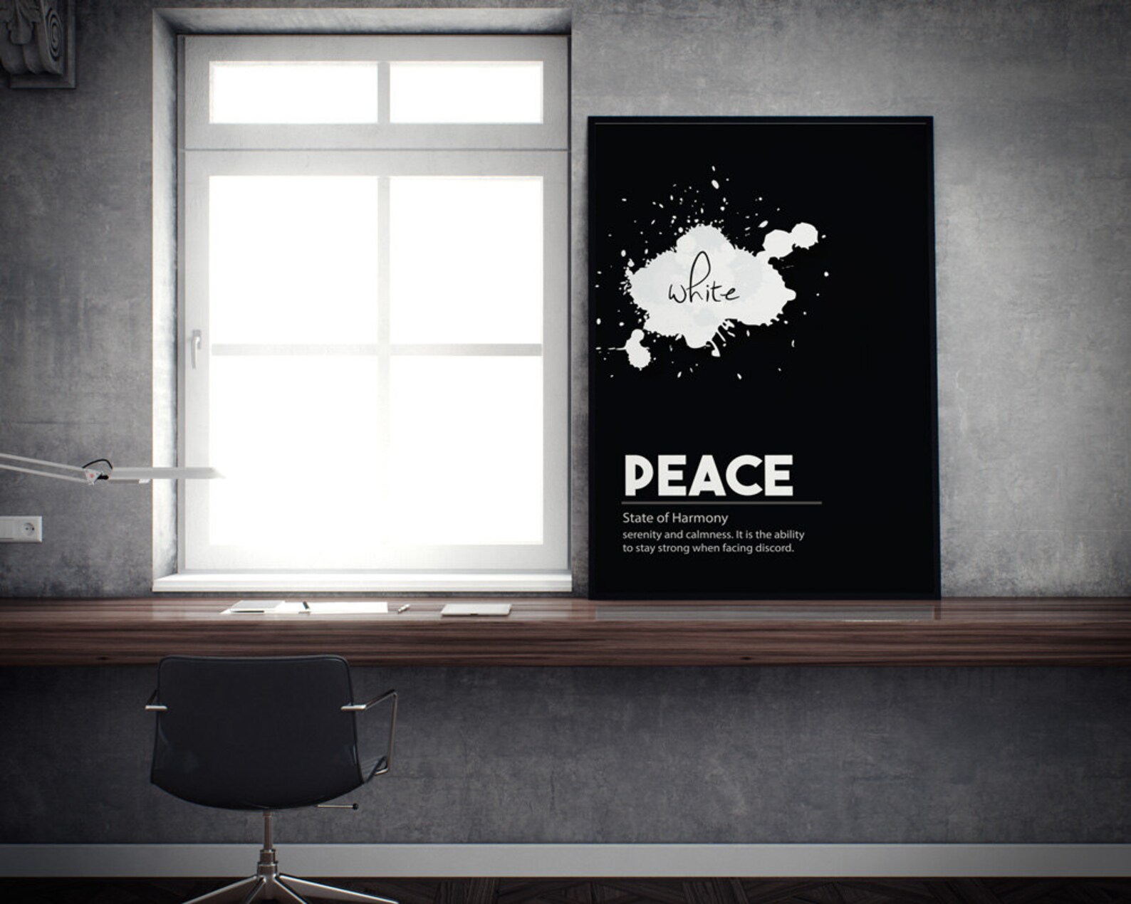 PEACE Motivational Typography Art Inspirational Dictionary - Etsy