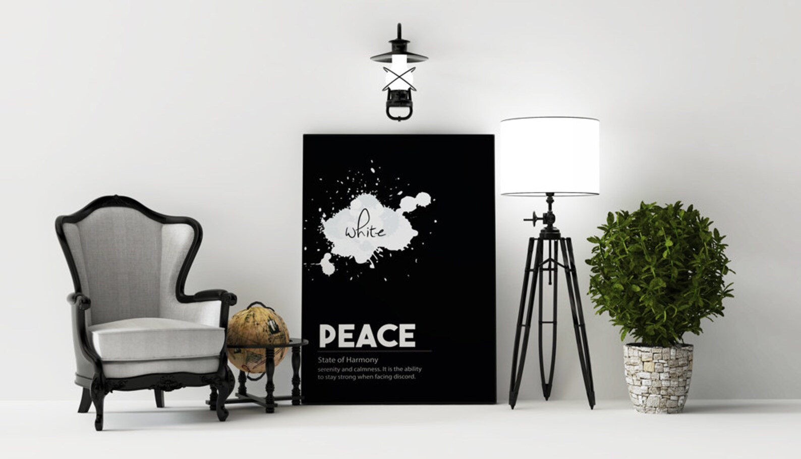 PEACE Motivational Typography Art Inspirational Dictionary - Etsy