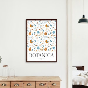 Flower Market Art Print, Botanica Poster, Boho Flower Poster, Flowers ...