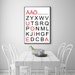 Scandinavian Typography - Swedish Alphabet Reversed Chart Print - 24 X ...