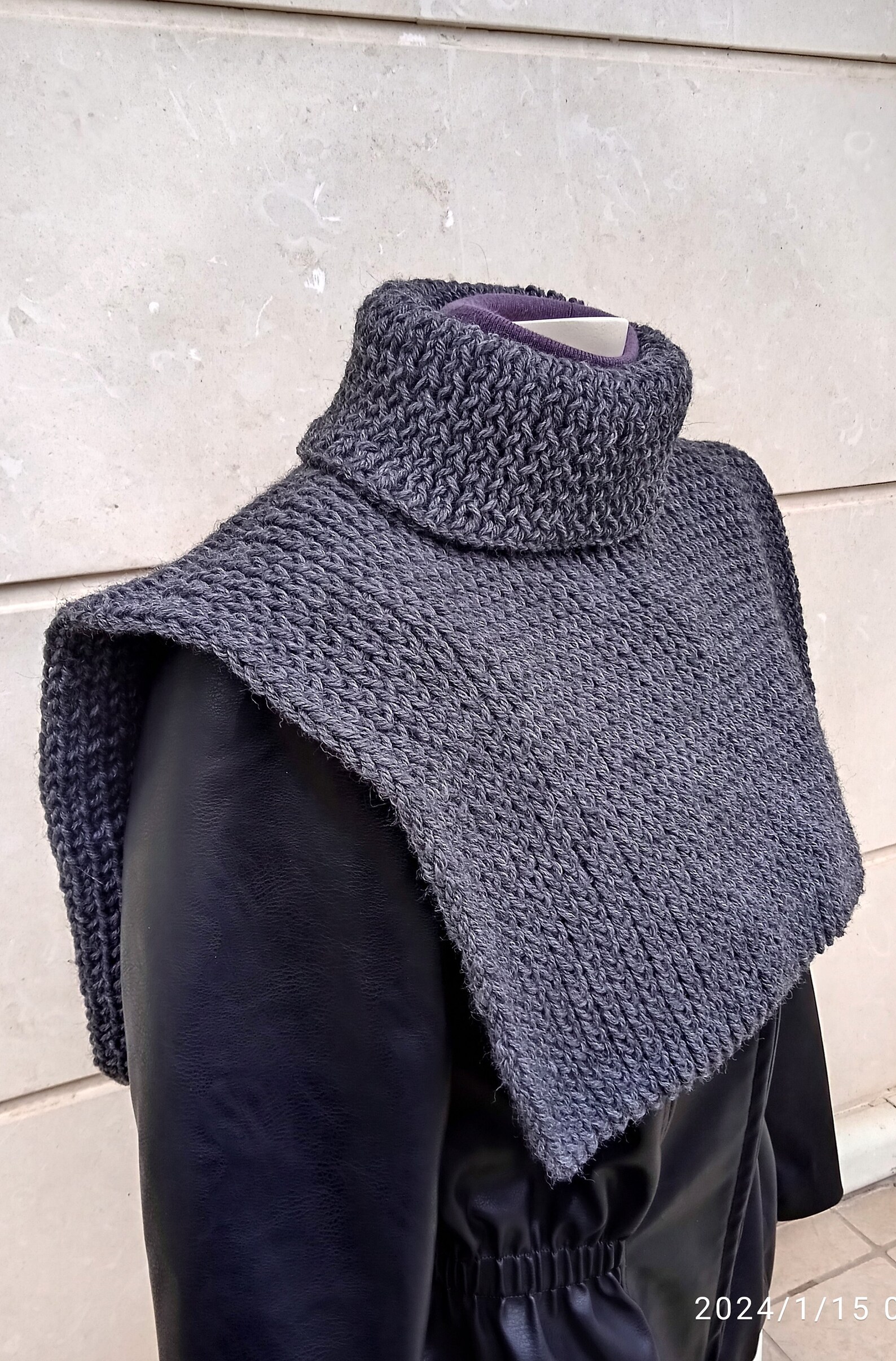 Turtleneck Knit Dickey, Dickey Neck Warmer, Turtleneck Knit Woman and ...