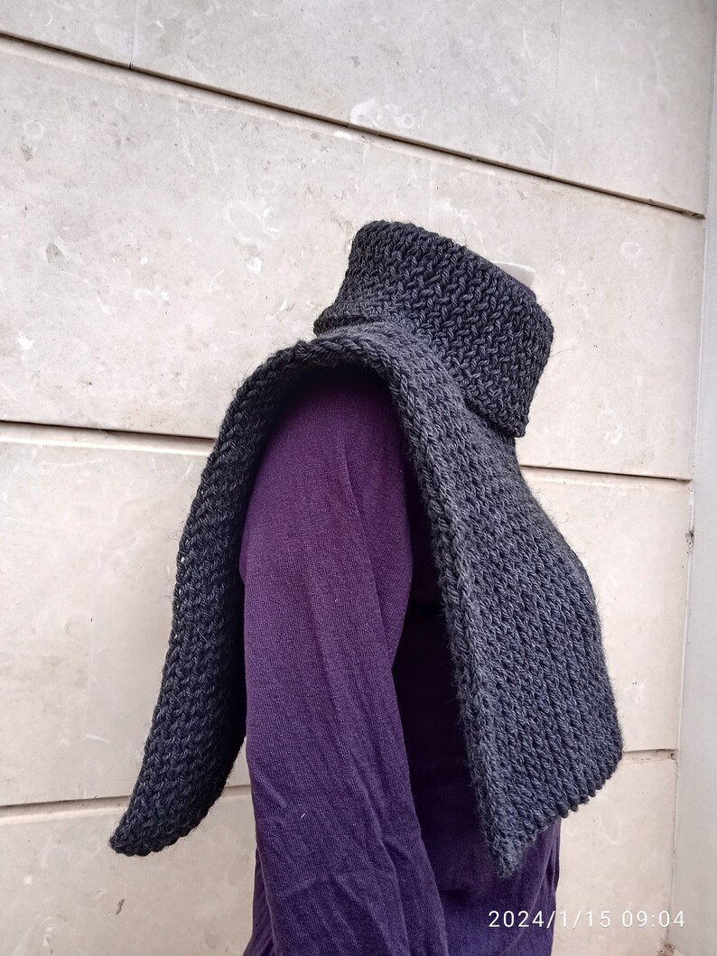 Turtleneck Knit Dickey, Dickey Neck Warmer, Turtleneck Knit Woman and ...