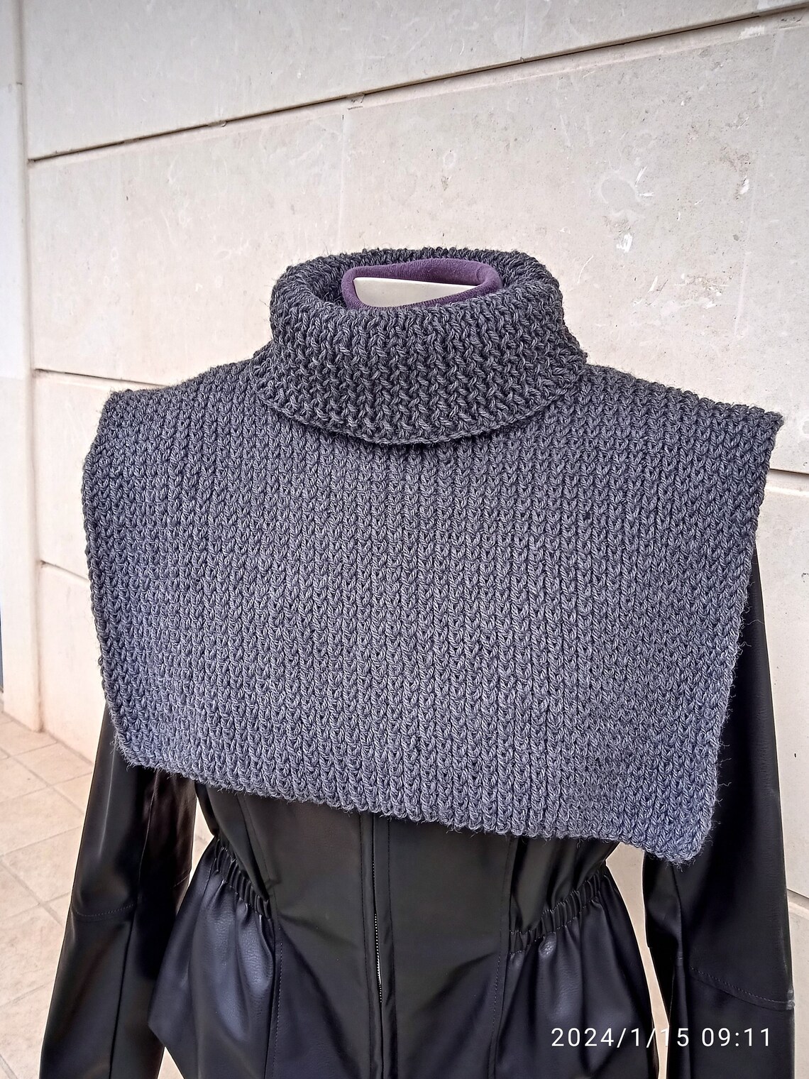 Turtleneck Knit Dickey, Dickey Neck Warmer, Turtleneck Knit Woman and ...