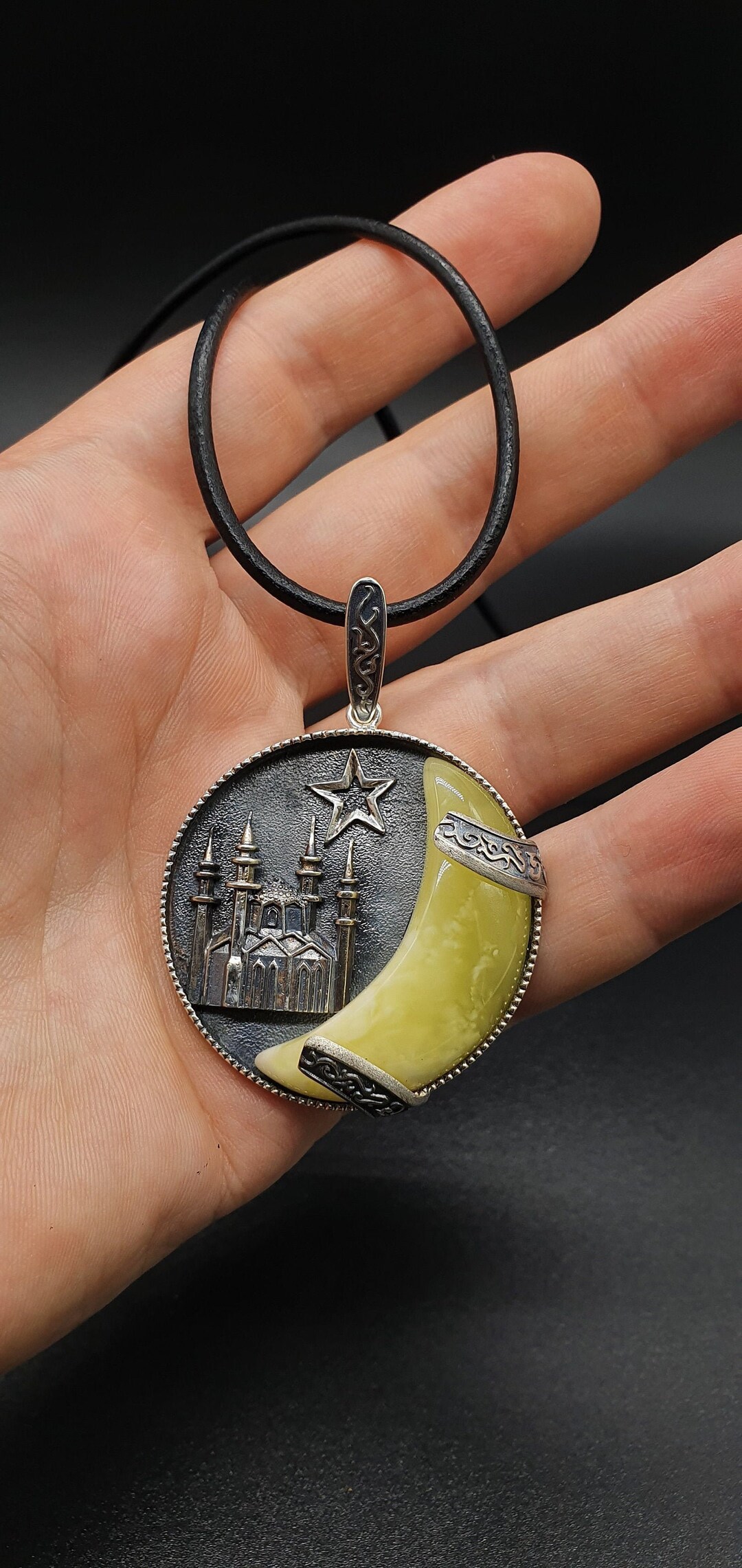 461 Amber Pendant, Mosque, العنبر，bernsteinanhänger, Natural Amber ...