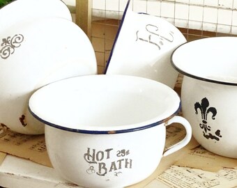 Enamel Pee Pot - Etsy