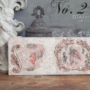 Putty Angel Cherub Wall Plaque Victorian Style, French Baroque Wall ...