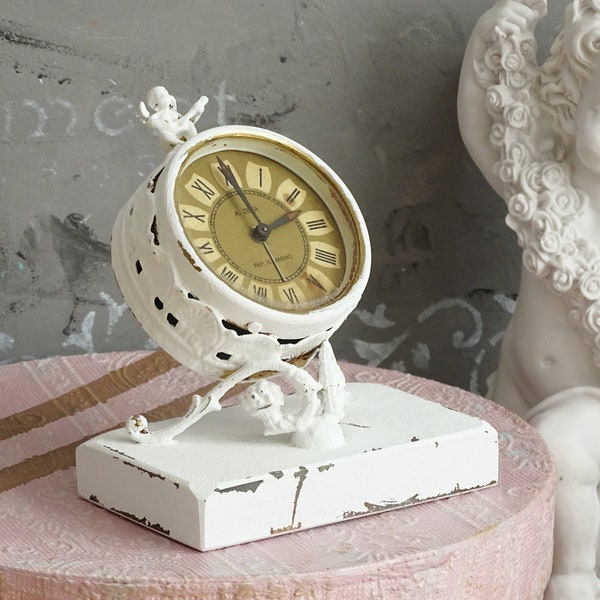 Shabby Chic Clock - Etsy