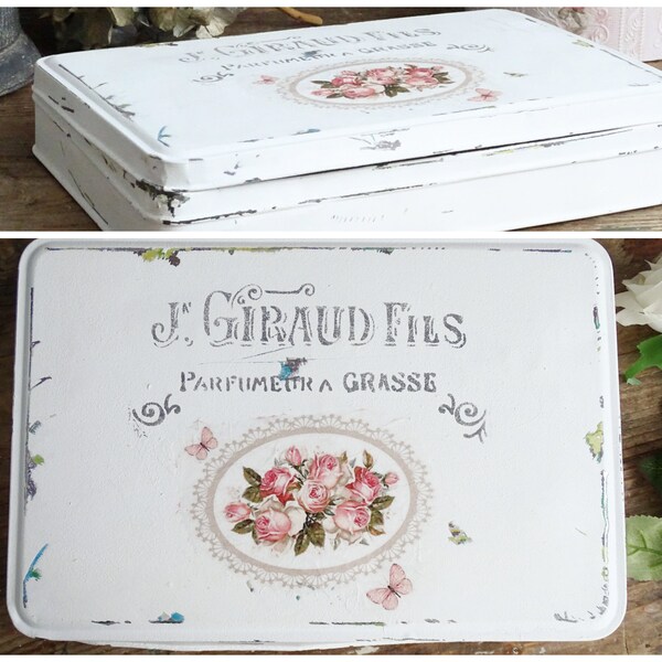 Shabby Chic Tin - Etsy