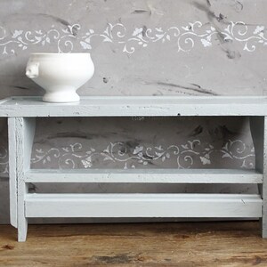 Blue 2 Tier Bracket Shelf Pegs, Corbel Wood Wall Storage Shelf Hooks ...