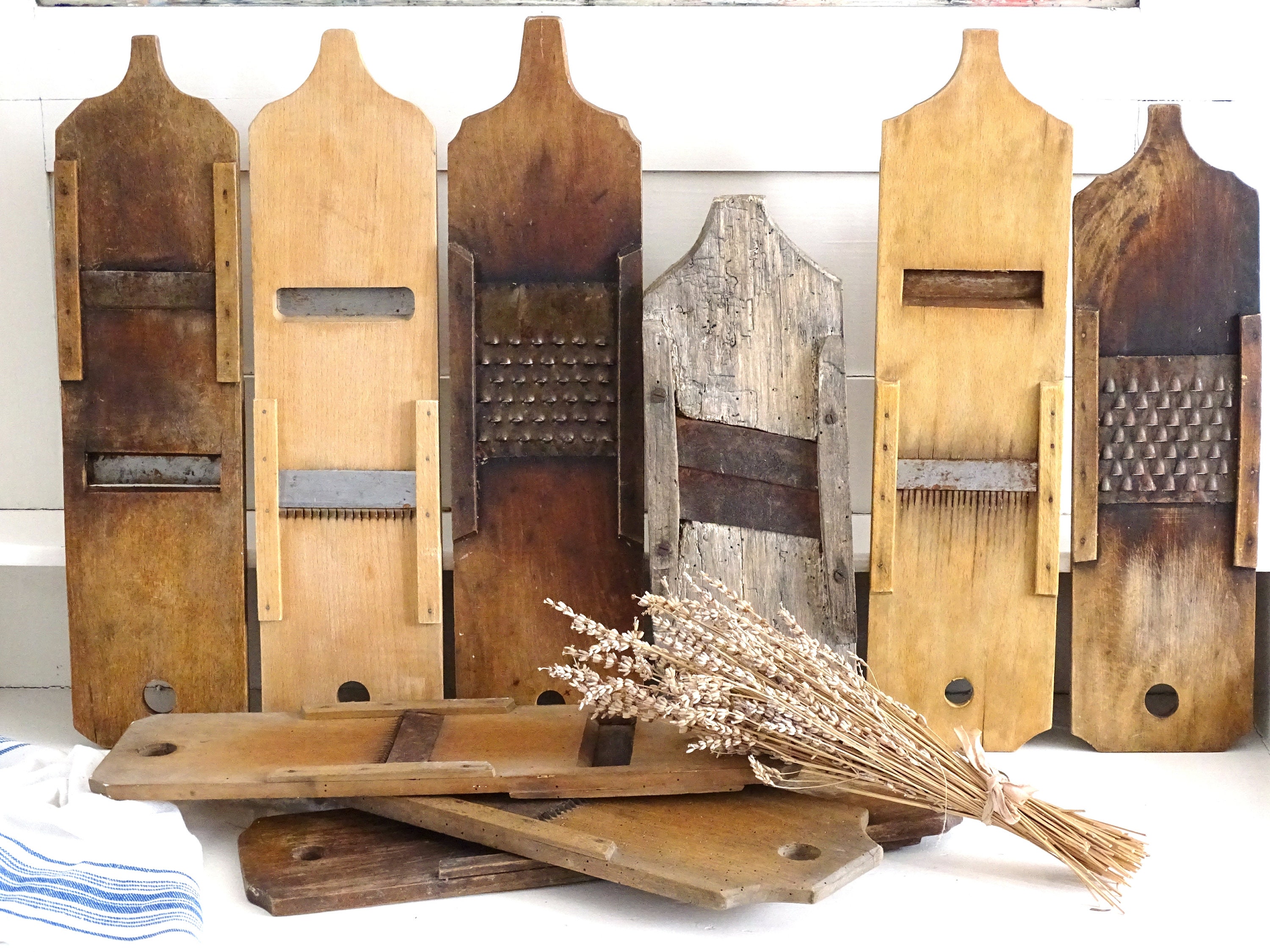 Antique Cabbage Slicer Cutter Mandolin Slaw Board Wood | Etsy