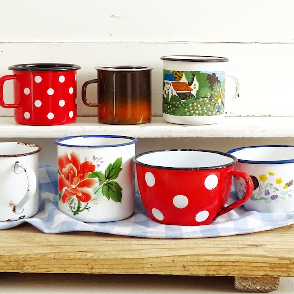 Retro Enamelware - Etsy