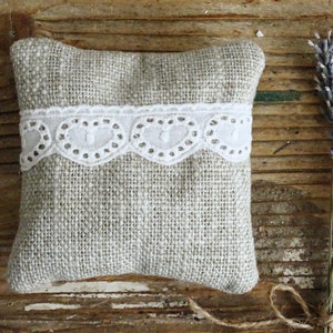 Antique Grain Sack Lavender Sachet Lace, European Lavender Sachet ...