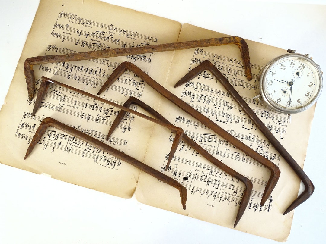 Antique Hand Forged Log Dog: Timber Bench Clamp - Etsy