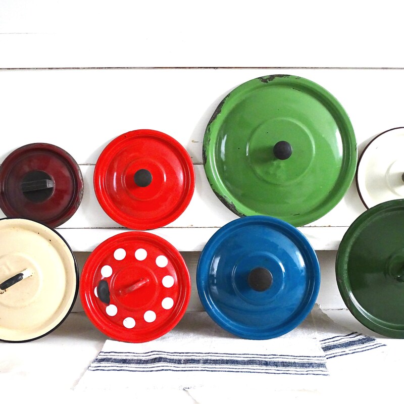 Enamel Pot With Lid - Etsy