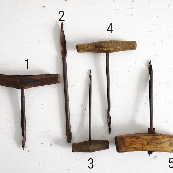 Antique Boring Drill - Etsy