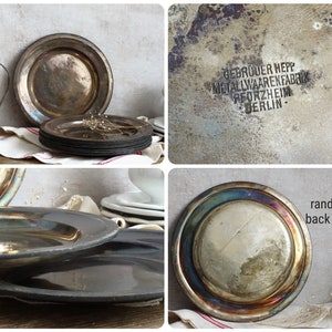 1 Silver Plated Charger Serving Plate Gebruder Hepp Pforzheim ...