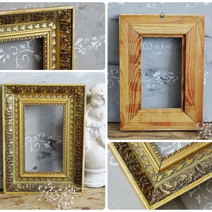 French Gold Wood Gesso Picture Frame Deep Ornate Gilt Frame - Etsy