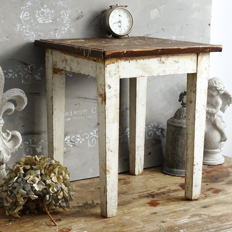 Primitive Side Table - Etsy