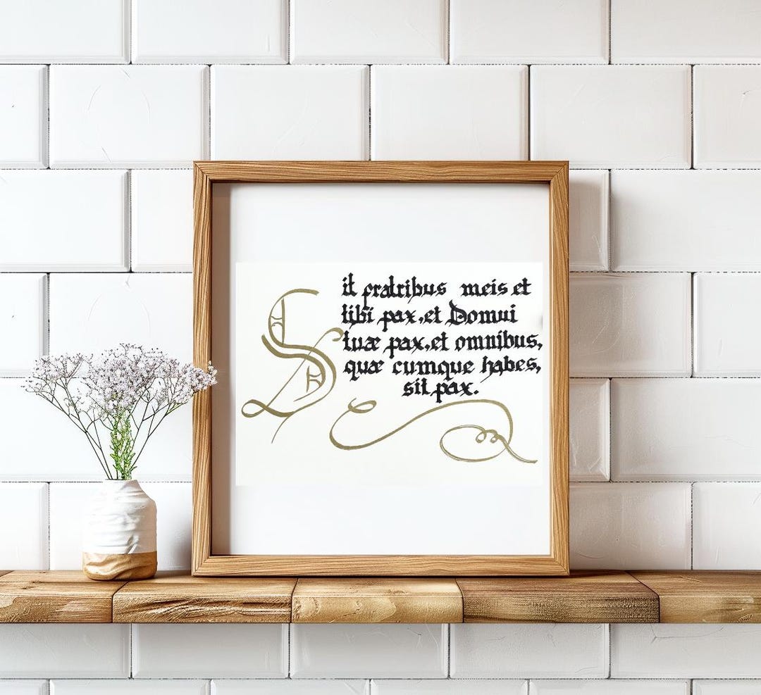 Latin Home Blessing Catholic Prayer, Religious House Blessing Prayer ...