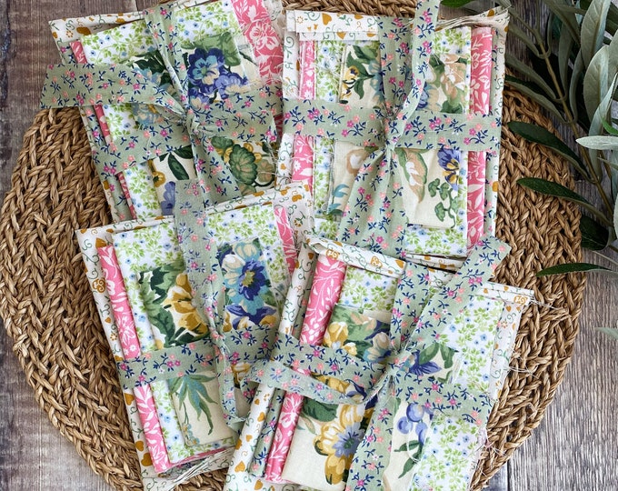 Pretty Little Fabric Pack, Sewing Fabrics, Fabric Remnants - Etsy