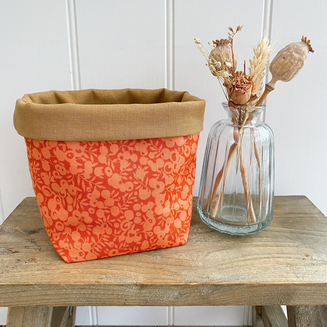 Liberty Wiltshire Basket Small Fabric Basket Desk Tidy - Etsy