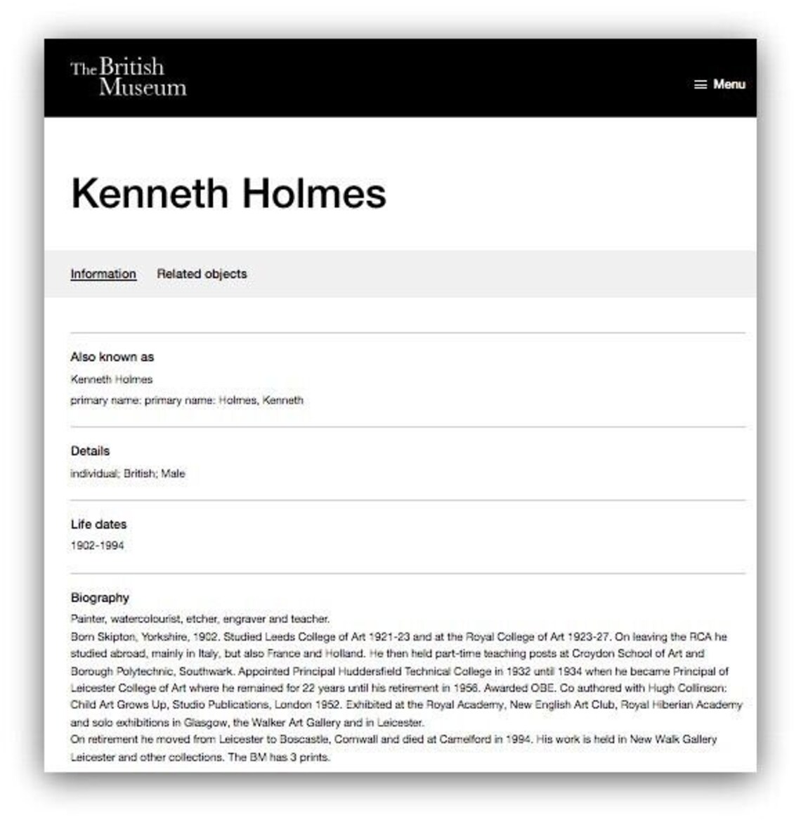 Kenneth Holmes Original Mid 20th Century Watercolour Painting Scotland ...