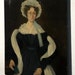Original Early 19th Century Antique Oil Painting on Wood Portrait of ...
