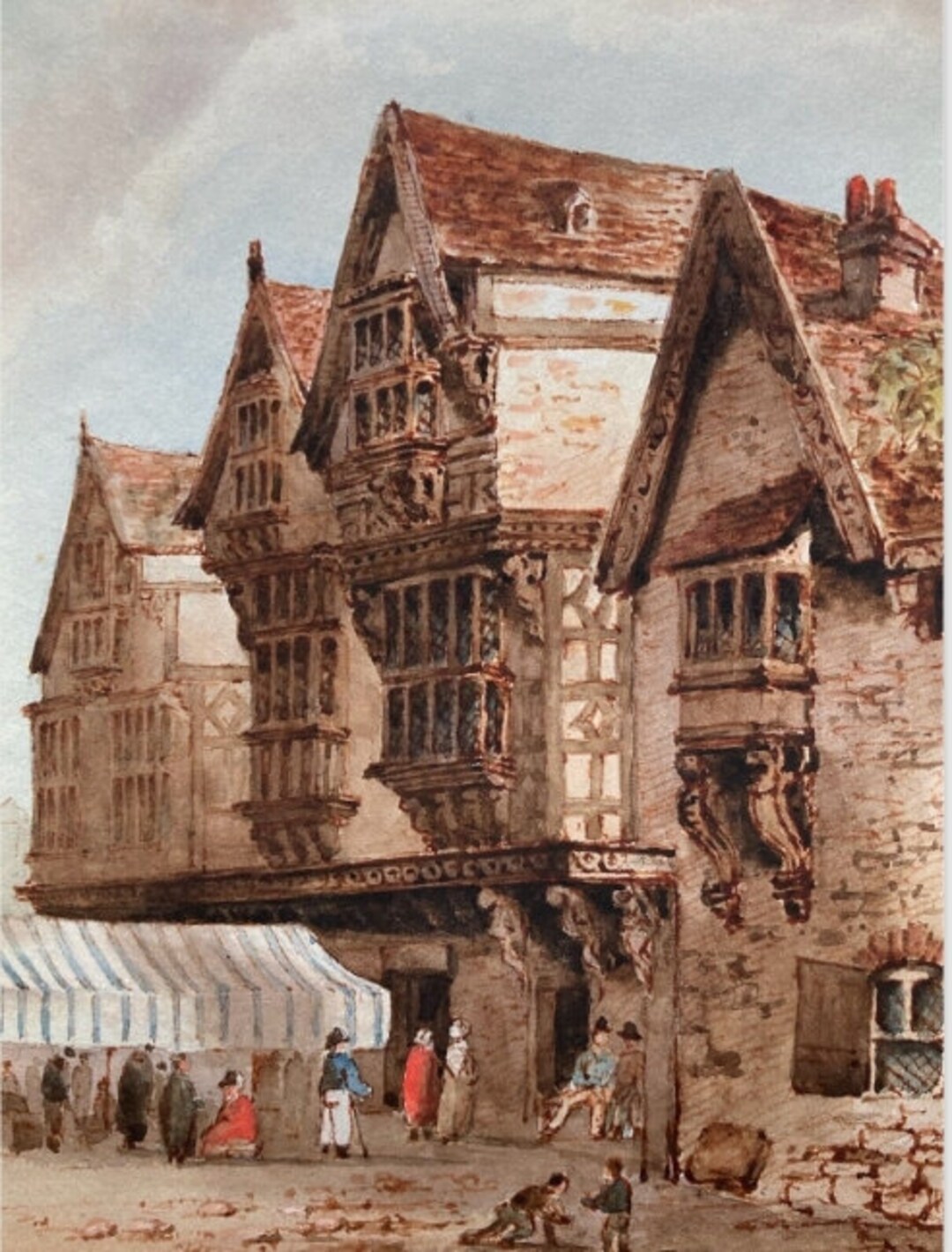 Manner of Samuel Prout Original Early 19th Century Antique Watercolour ...