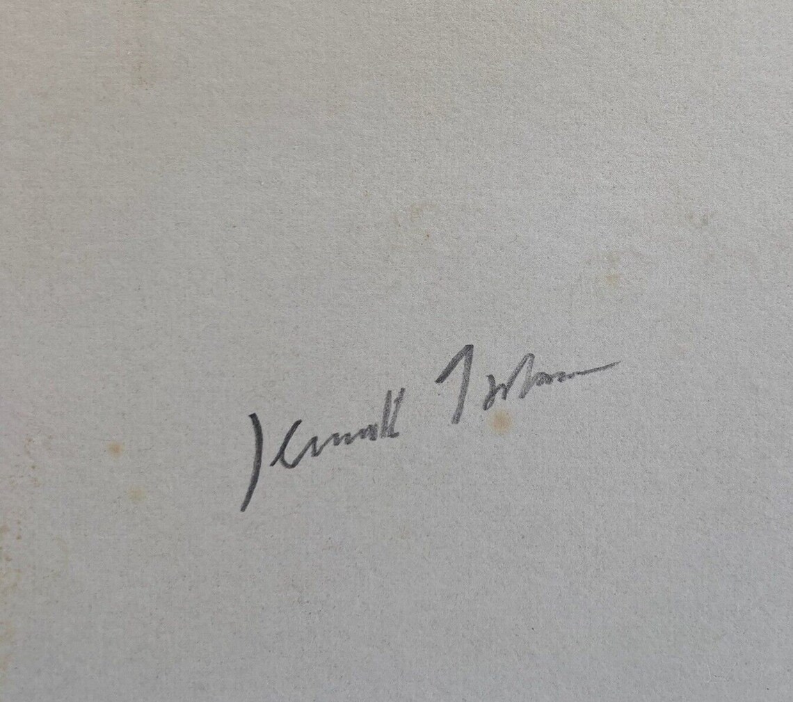 Kenneth Holmes Original Mid 20th Century Watercolour Painting Scotland ...