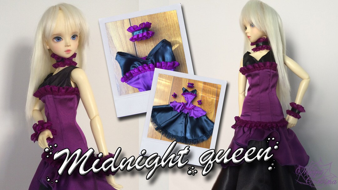1/3 SD BJD Midnight Queen vestidos Bjd vestido para muñeca - Etsy España