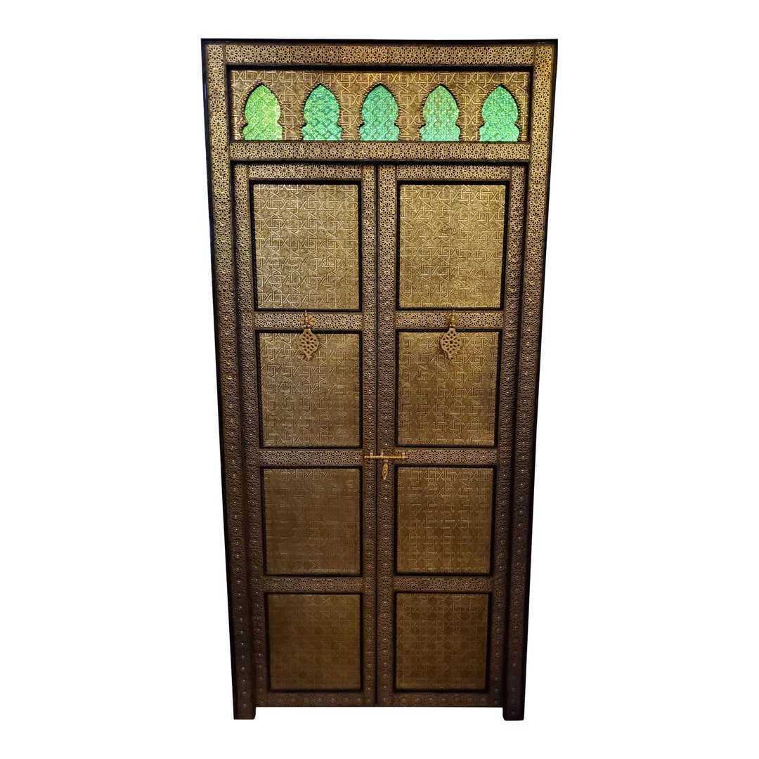 Amazing Moroccan Rabat Door All Metal Inlaid - Etsy