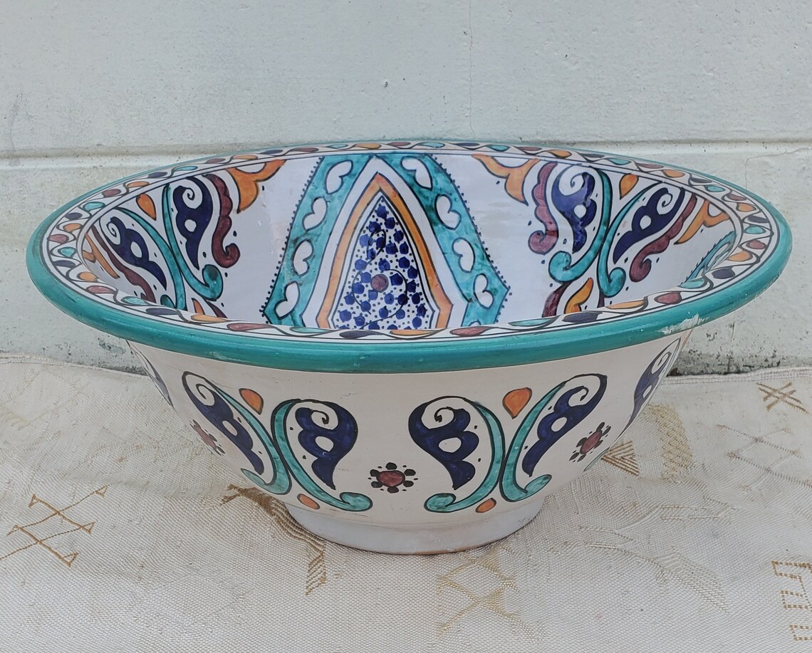 Moroccan Handmade Bathroom Sink | Etsy