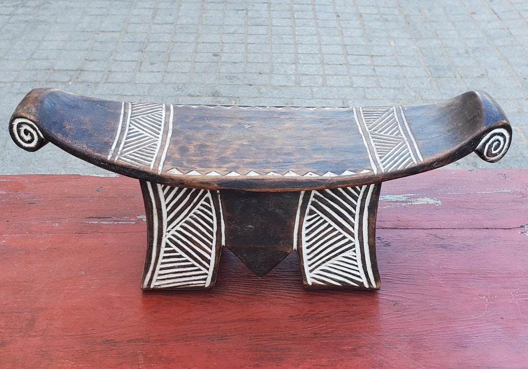 Moroccan Handmade Wooden Stool / Africain Tribal Style 2 - Etsy