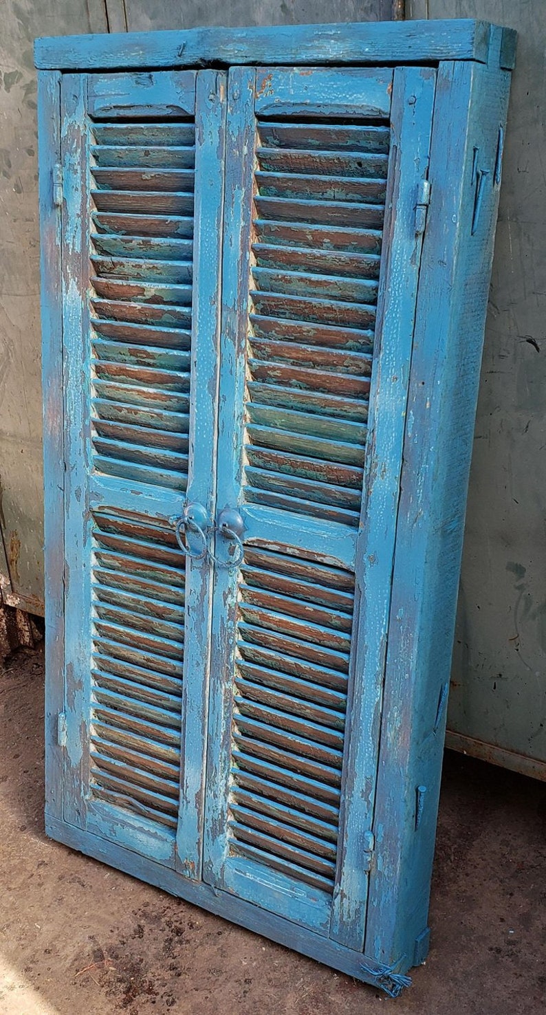 Moroccan Turquoise Old Window Frame 23MO57 - Etsy