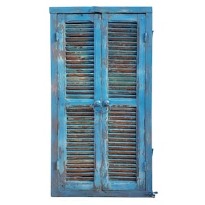 Moroccan Turquoise Old Window Frame 23MO57 - Etsy