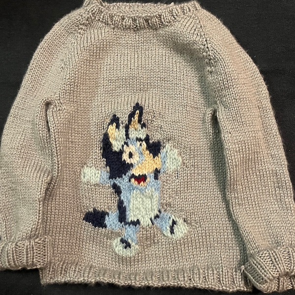 Bluey Girls Sweater - Etsy