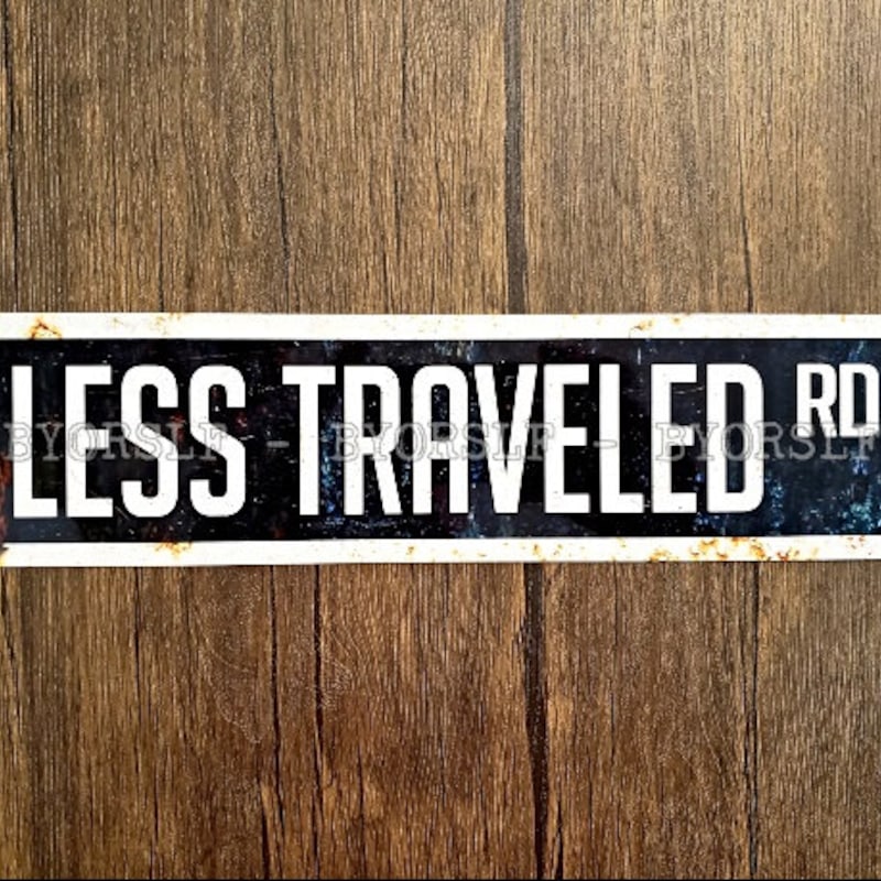 Road Less Traveled - Etsy