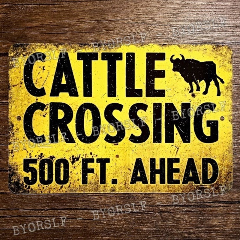 Cattle Sign - Etsy