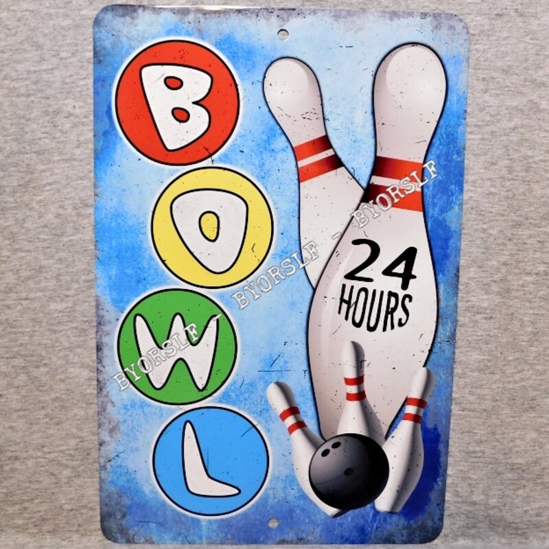 Bowling Alley Sign - Etsy