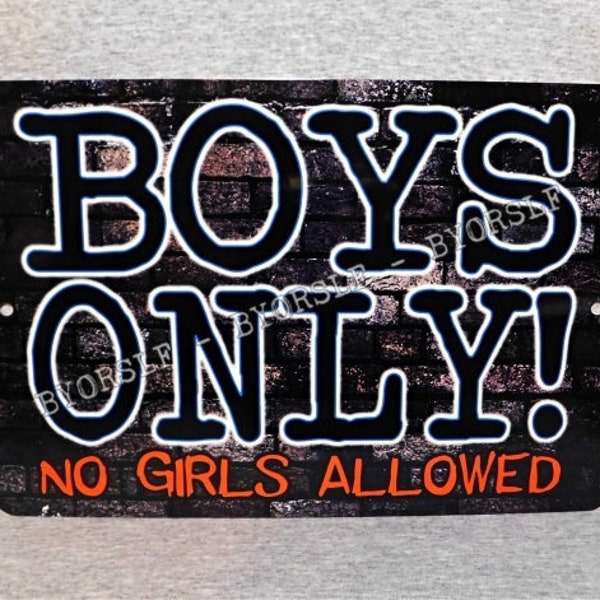 No Girls Allowed Signs - Etsy