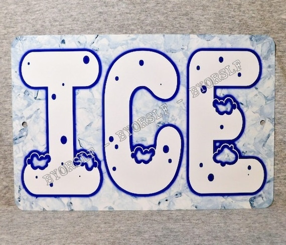 Metal Sign ICE Machine Maker Retail for Sale Frozen Vendor - Etsy