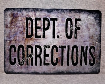Metal Sign JAIL Prison Penitentiary Detention Center Guard - Etsy