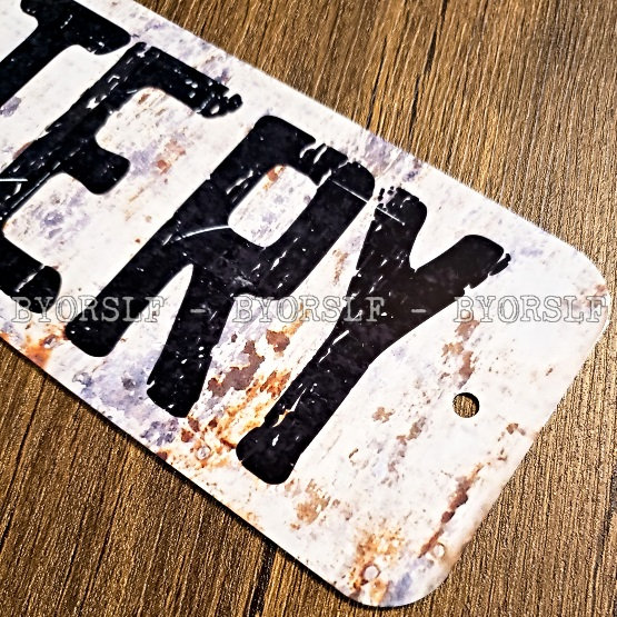 Metal Sign CEMETERY Graveyard Grave Tomb Death Horror Gothic Gates ...