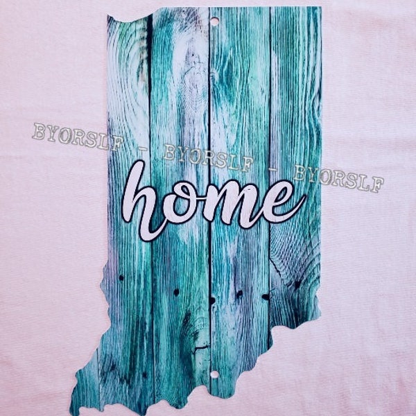 Indiana Home Sign - Etsy