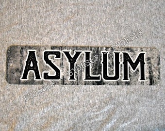 Metal Sign INSANE ASYLUM Lunatic Psychiatric Hospital Mad | Etsy