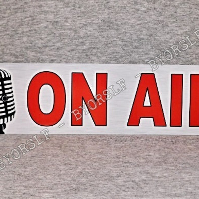 Custom Podcast Sign - Etsy