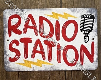 Radio Host Parking Sign, Radio Host Sign, Radio Host Gift for Radio ...