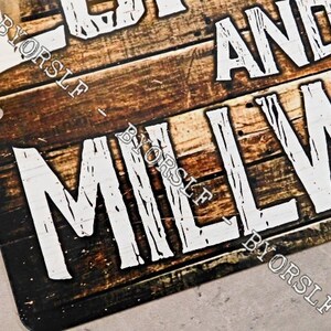 Metal Sign LUMBER & MILLWORK Woodwork Woodmill Yard Woodworker Wood ...