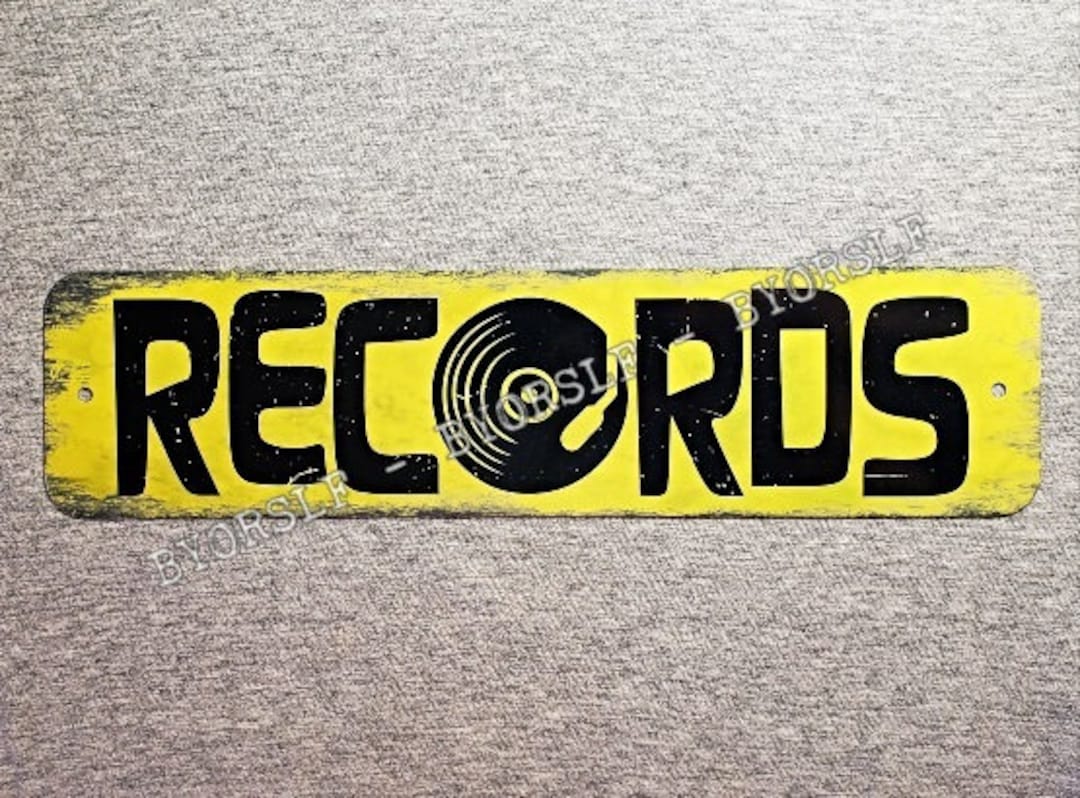 Record Store Sign